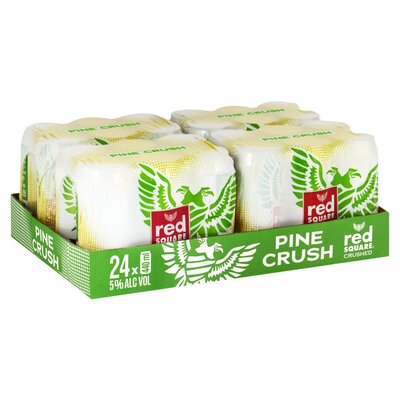 Red Square Crushed Pine Crush Spirit Cooler 24 x 440ml | PnP