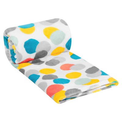 Real Home Printed Kids Throw Dots 125 x 150cm | PnP