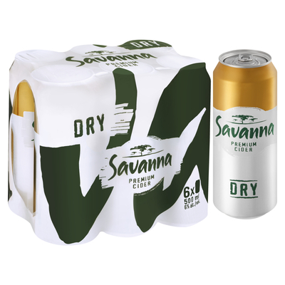 Savanna Dry Can 6 x 500ml | PnP