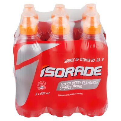 Kingsley Isorade Mixed Berry Flavoured Sports Drink 6 x 600ml | PnP