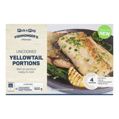 PnP Fishmonger's Yellowtail Line Fish 500g | PnP
