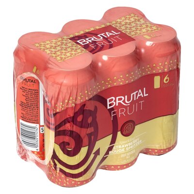 Brutal Fruit Strawberry Rouge Can 6 x 500ml | PnP
