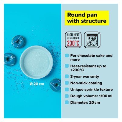 Tasty 20cm Structured Round Pan | PnP