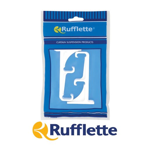 Rufflette Double Poly Bracket 2 Pack | PnP