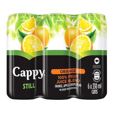 Cappy Orange Fruit Juice 330ml x 6 | PnP