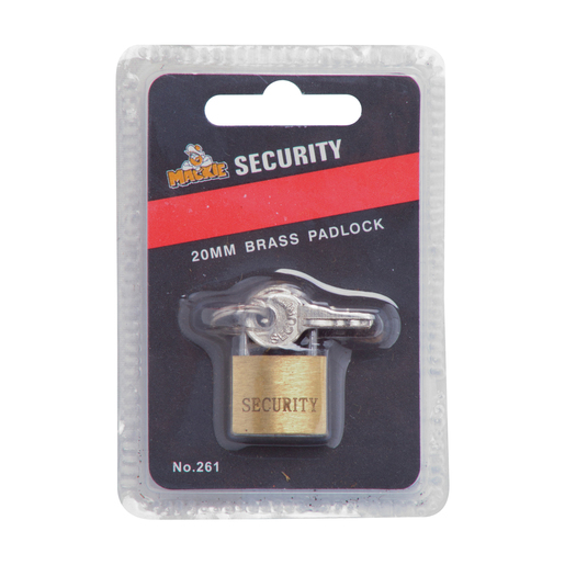 Mackie 20mm Brass Padlock 1ea | PnP