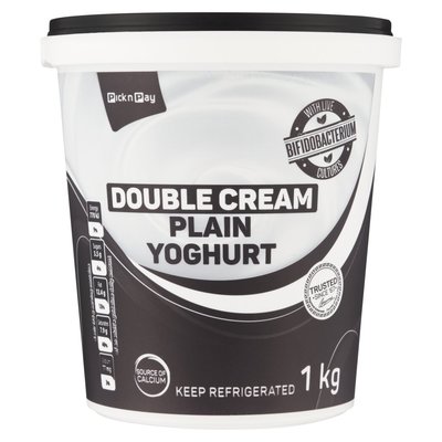 PnP Double Cream Plain Yoghurt 1kg | PnP