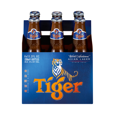 Tiger Asian Lager NRB 6 x 330ml | PnP