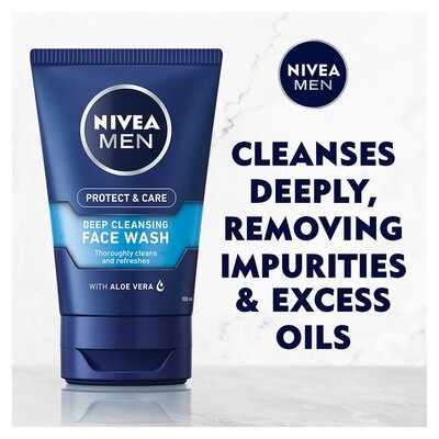 Nivea For Men Deep Cleansing Face Wash 100ml | PnP