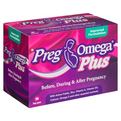 Preg Omega Georen Prenatal Supplement 30 Day Pack | PnP