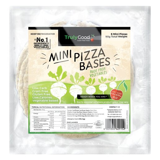 Truly Good Mini Pizza Base 6 Pack | PnP