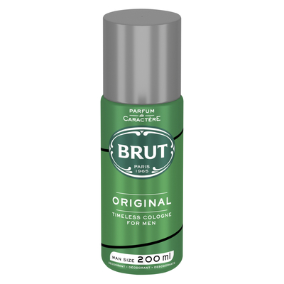Brut Original Aerosol Deodorant Body Spray 200ml | PnP