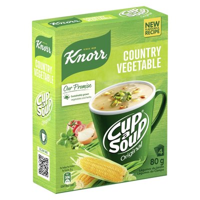 Knorr Cup A Soup Country Vegetable 4 Pac | PnP
