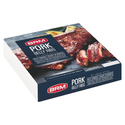 BRM Pre-Cooked St. Louis Style Pork Belly Ribs 1kg | Smart Price ...