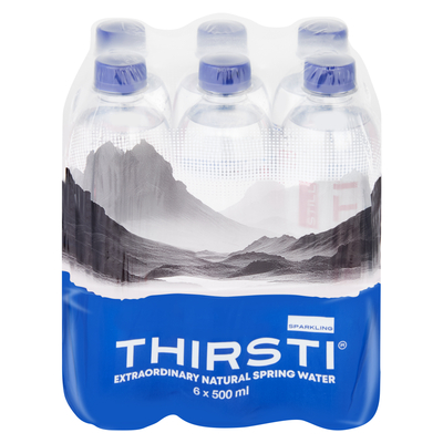 Thirsti Sparkling Water 500ml x 6 | PnP