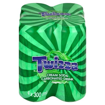 Twizza Cream Soda Flavoured Carbonated Drink 300ml x 4 | PnP