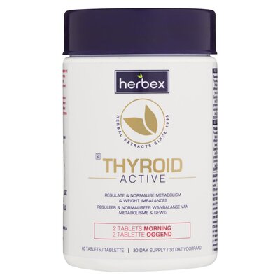 Herbex Thyroid Active Tablets 60 Pack | PnP