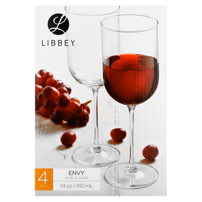 Libbey Envy Red Wine Glass 4 Pack | Smart Price Specials | PnP Home