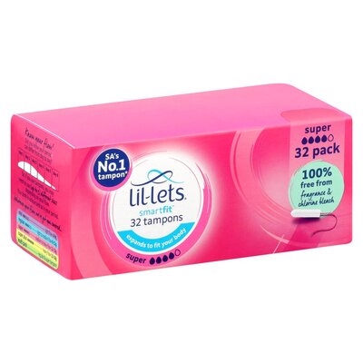 Lil-lets Smartfit Super Tampons 32 Pack | PnP