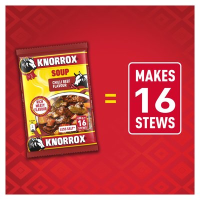 Knorrox Chilli Beef Flavour Thickening Soup 400g | PnP