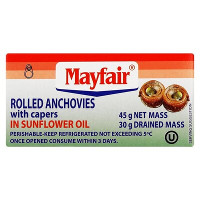 Mayfair Anchovy Rolled Caper 45g | PnP