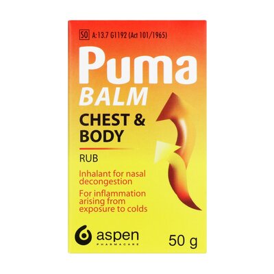 Puma Balm Chest & Body Rub 50g | PnP