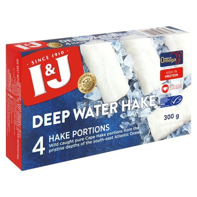 I&J Deep Water Hake Portions 300g | PnP