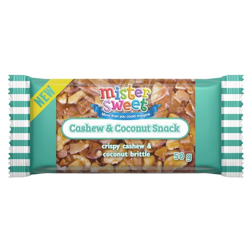 Mister Sweet Cashew & Coconut Brittle 50g | PnP