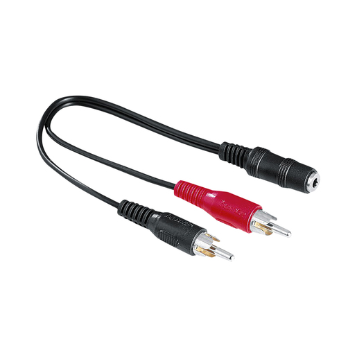 Hama 3.5mm Socket 2 RCA Audio Adapter | PnP
