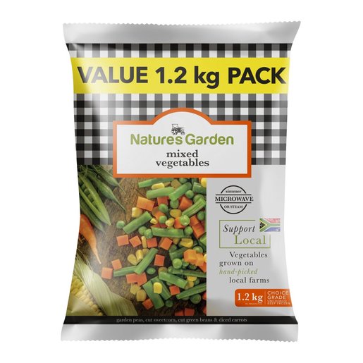 Natures Garden Mixed Vegetables 1.2kg | PnP