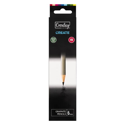 Croxley Create Hb Graphite Pencils 6 Pack | PnP