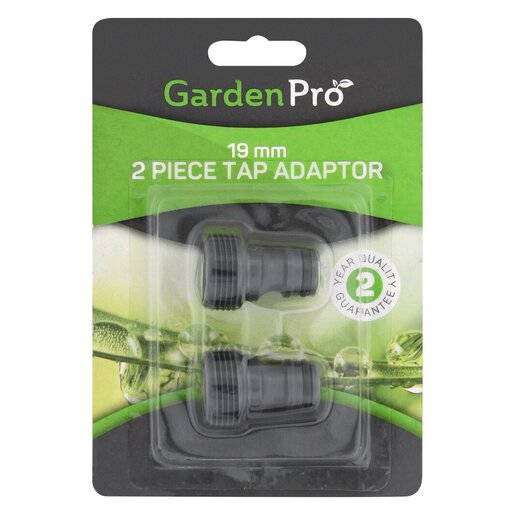 Garden Pro Tool Adaptor 19mm 2 Pack | PnP