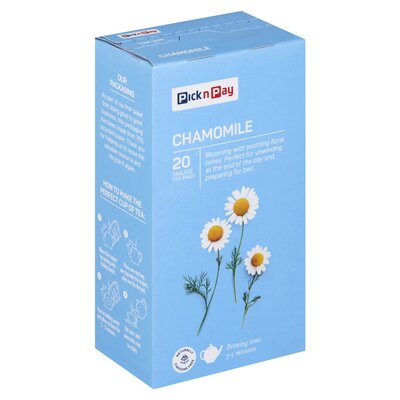 PnP Chamomile Tea 20 Pack | PnP