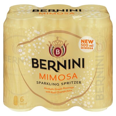 Bernini Mimosa Sparkling Spritzer 6 x 500ml | PnP