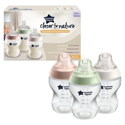 Tommee Tippee Closer To Nature 260ml Bottles 3 Pack | Smart Price Specials | PnP Home