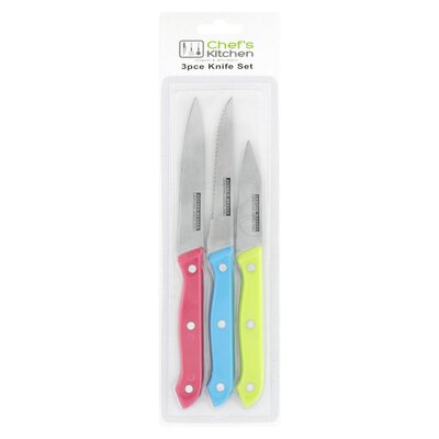 Chef's Kitchen Knife Set 3 Pieces | PnP