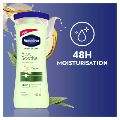 Vaseline Intensive Care Aloe Soothing Body Lotion for Dry Skin 400ml | PnP