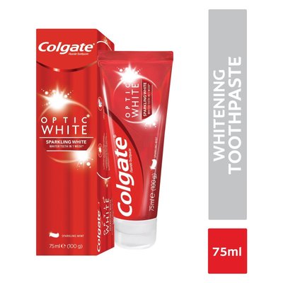 Colgate Optic White Sparkling White, Whitening Toothpaste 75ml | Smart ...