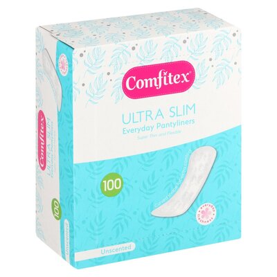 Comfitex U/s Pantyliner Unscented 100ea | PnP