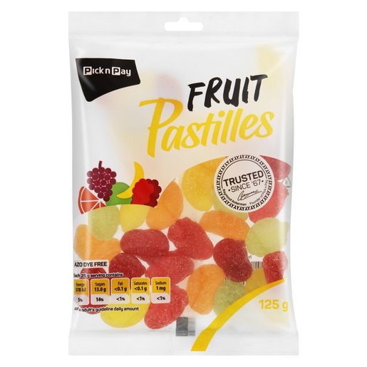 PnP Fruit Pastilles 125g | PnP