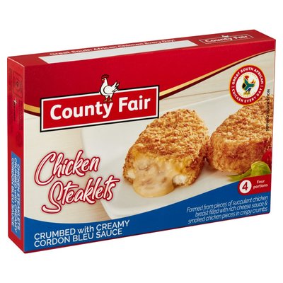County Fair Chicken Steaklets Cordon Bleu 360g | Smart Price Specials ...