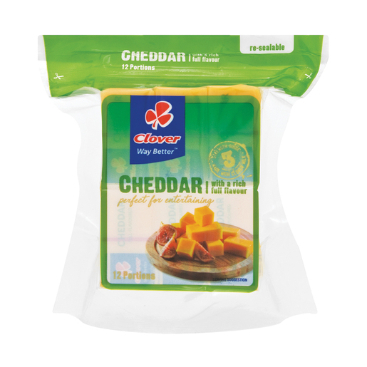 Clover Natural Cheddar Portions 300g x 12 | PnP