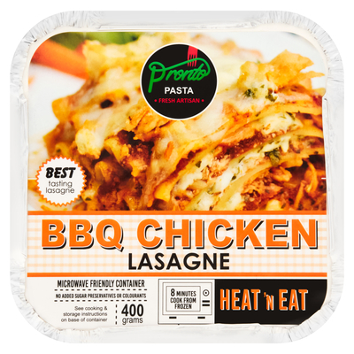 Pronto Pasta BBQ Chicken Lasagne 400g | PnP