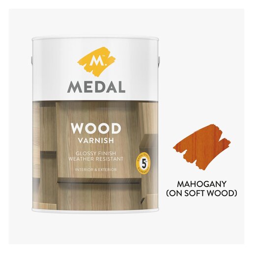 Medal Mahogany Wood Varnish 5L | PnP
