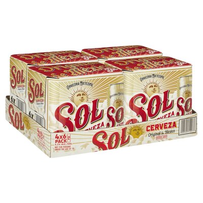 Sol Premium Lager Beer Cans 24 x 500ml | PnP