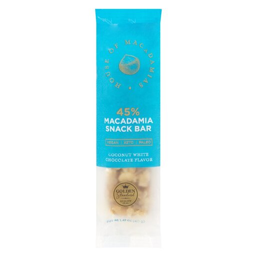 House Of Macadamias Coconut White Chocolate Snack Bar 40g | PnP