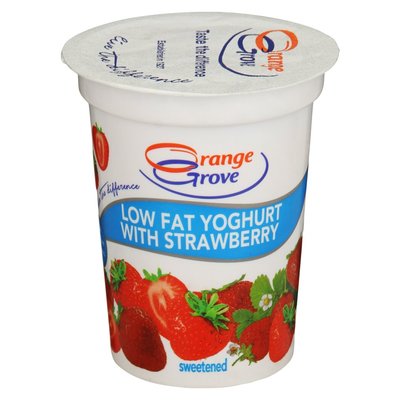 Orange Grove Low Fat Strawberry Yoghurt 175ml | PnP