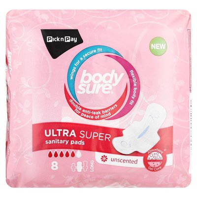 PnP Bodysure Ultra Super Pads 8 Pack | PnP