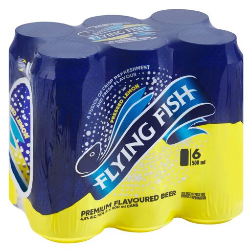 Flying Fish Pressed Lemon Beer 6 x 500ml | PnP