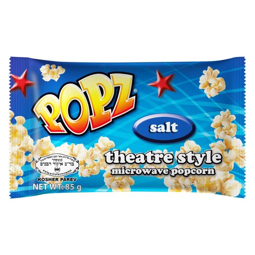 Popz! Salt Flavoured Microwave Popcorn 85g | PnP